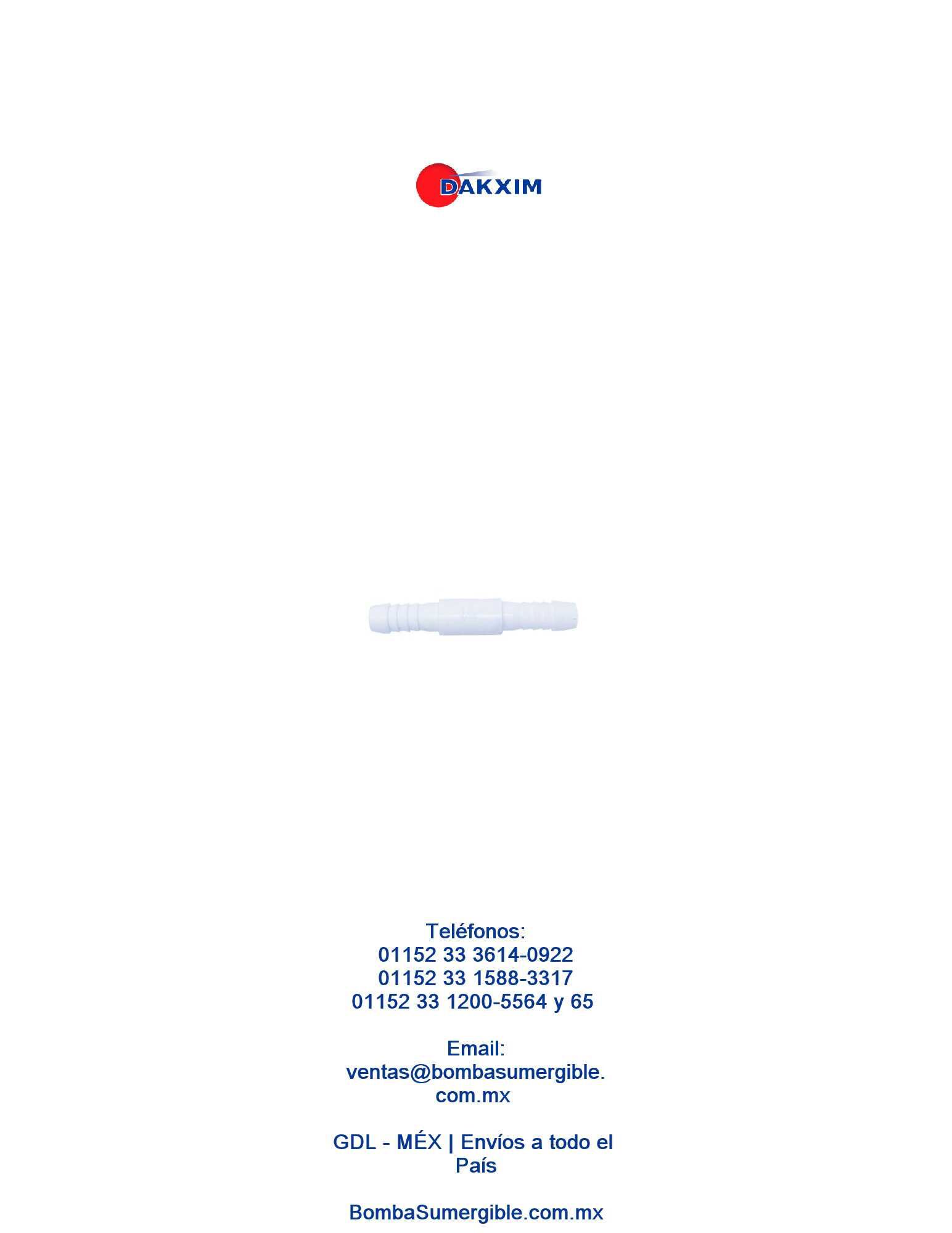 ⚡ 10 Cople Inserción Pvc 1/2 Pulgada Manguera Agrícola Jardin