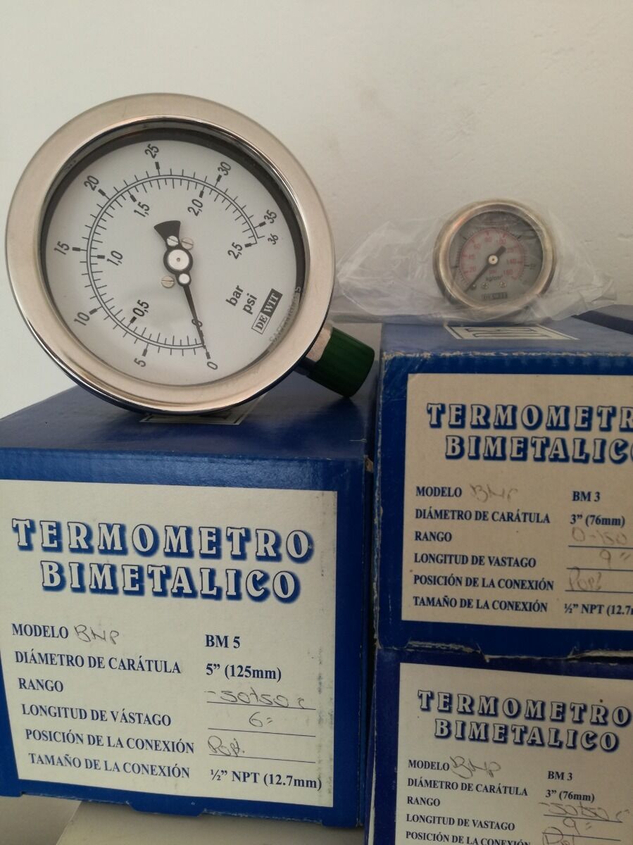 Manómetros Y Termómetros Dewit , Lote Oferta